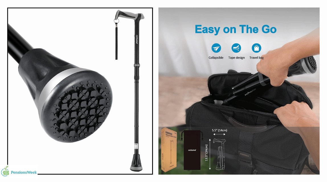 5 - Best Folding Walking Cane For Seniors >> Pensionsweek.com