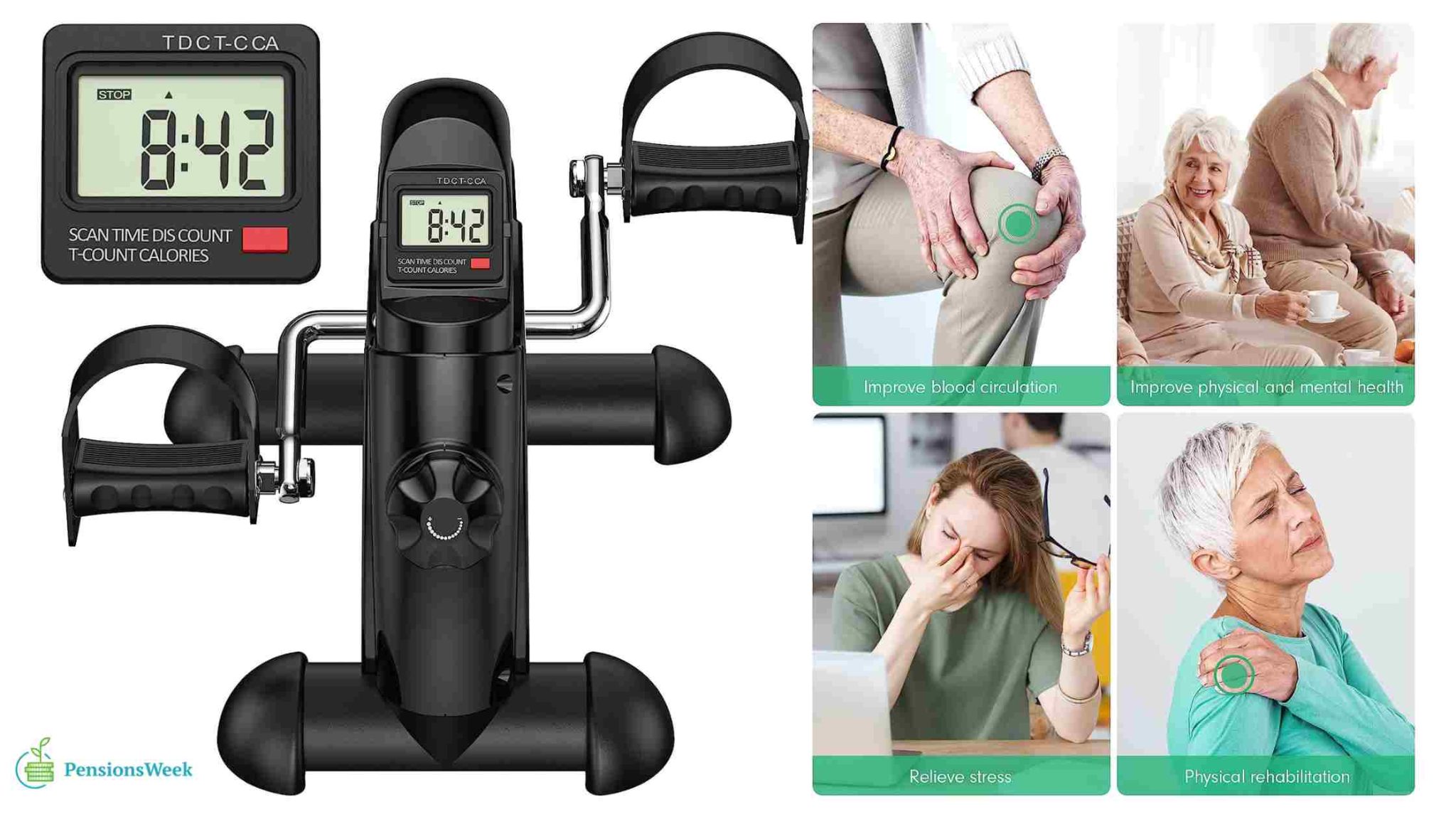 5 Best Under Desk Bike For Seniors Exercise