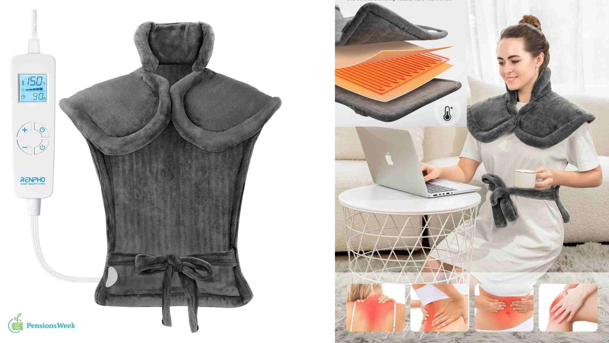 Weighted Heating Pad For Effective Back Pain Relief » PensionsWeek